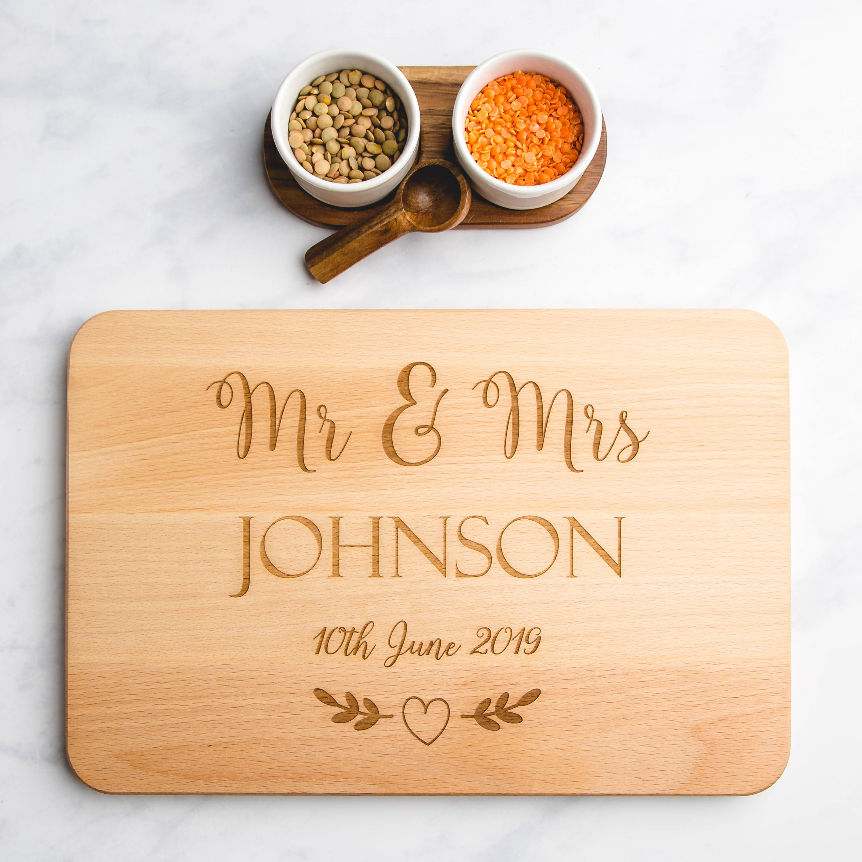 Personalised Chopping Boards, Wedding Gifts - The Laser Engraving Company