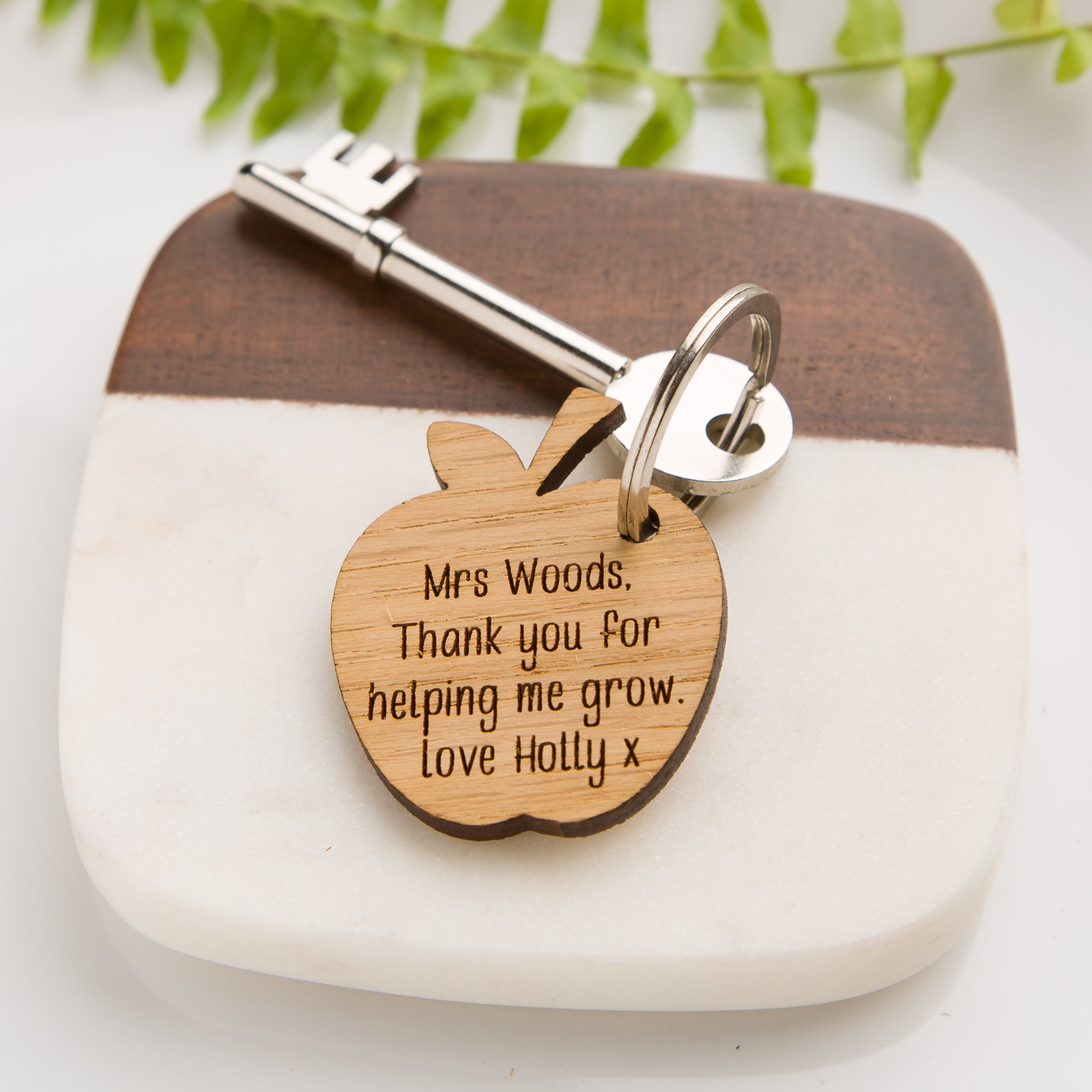 Personalised Keyrings, Engraved Wooden Key Ring Gifts - The Laser ...