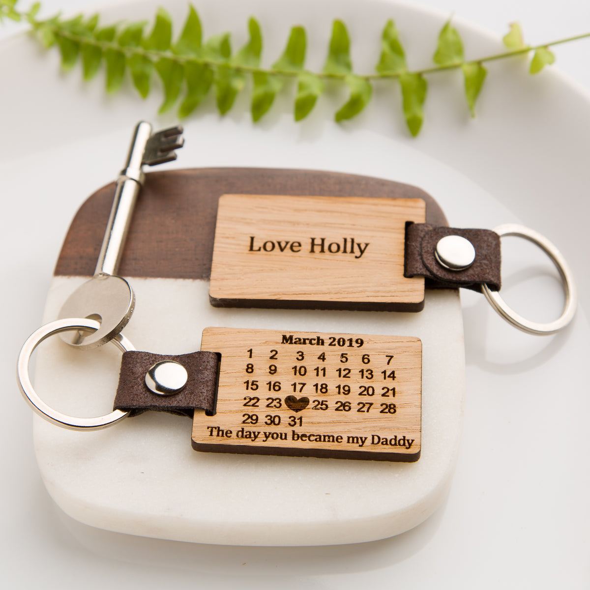 Personalised Keyrings, Engraved Wooden Key Ring Gifts - The Laser ...