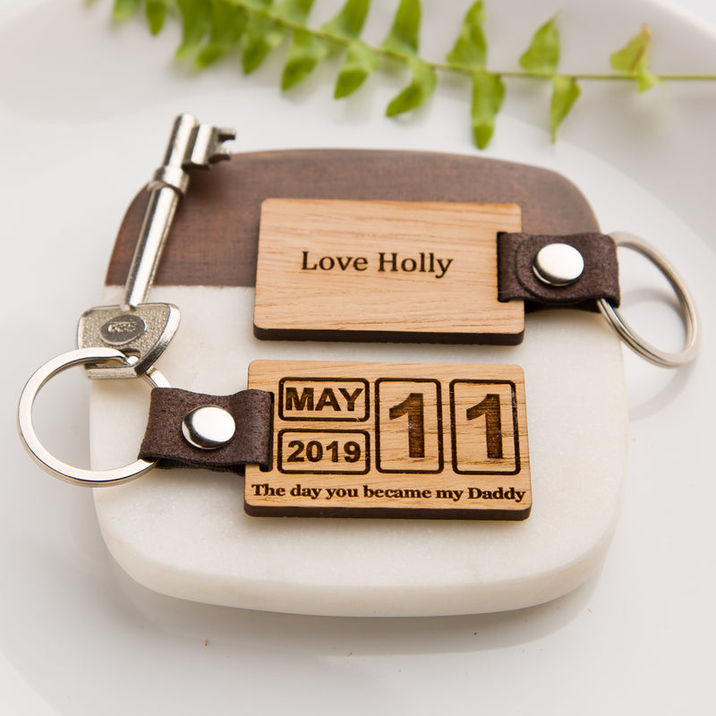 Personalised Keyrings, Engraved Wooden Key Ring Gifts - The Laser ...